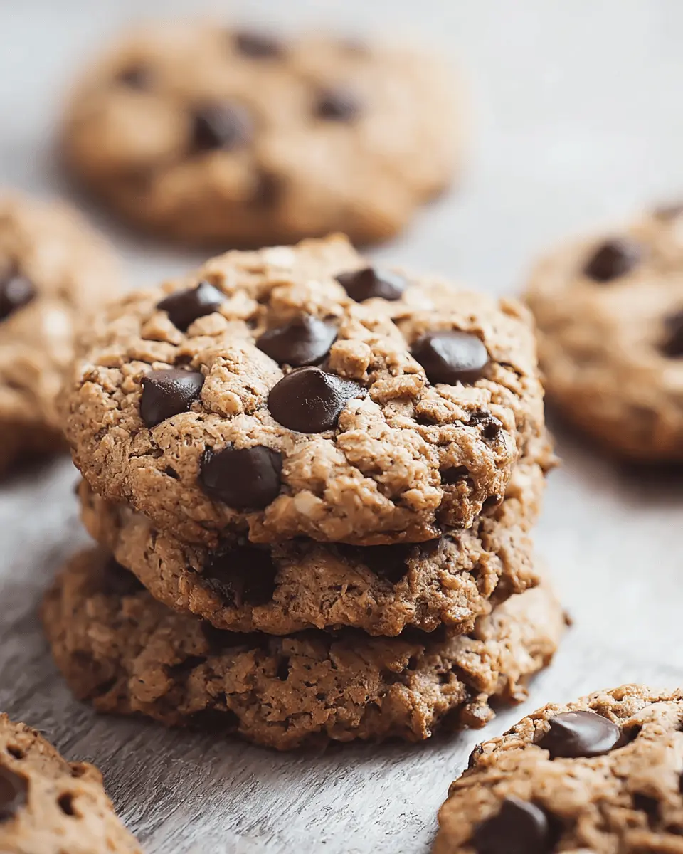 3 Ingredient Apple Chocolate Chip Cookies