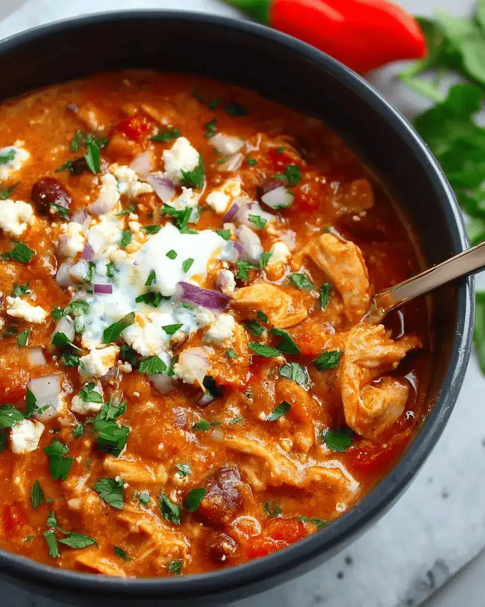 buffalo chicken chili