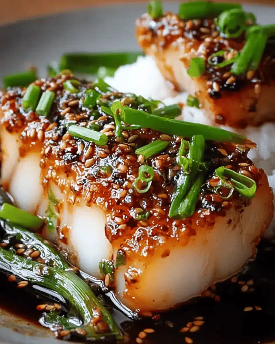 ginger soy glazed cod recipe