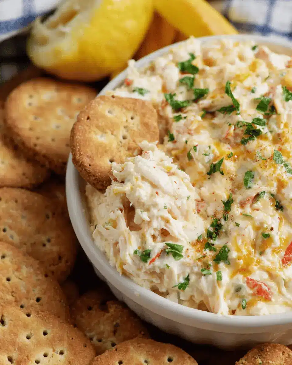 easy summer recipe cold crab dip