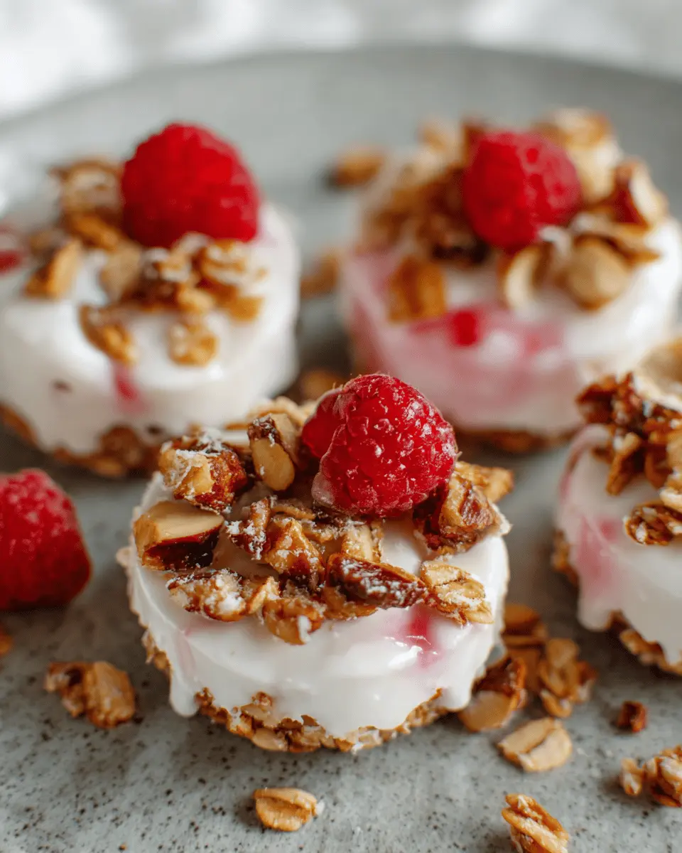 frozen yogurt granola bites