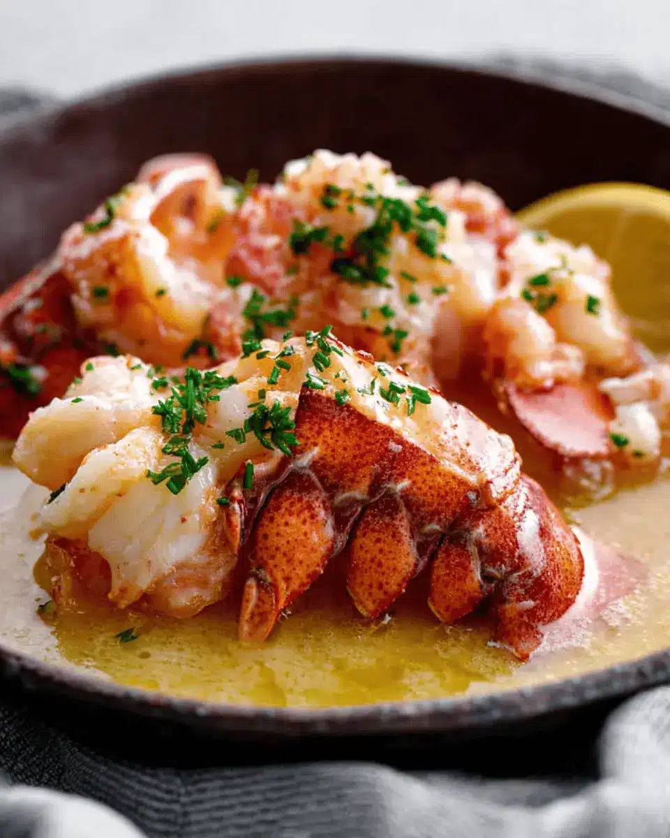 butter poached lobster recipe