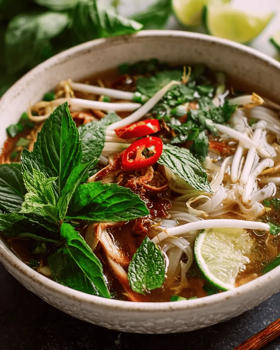 20-Minute Chicken Pho