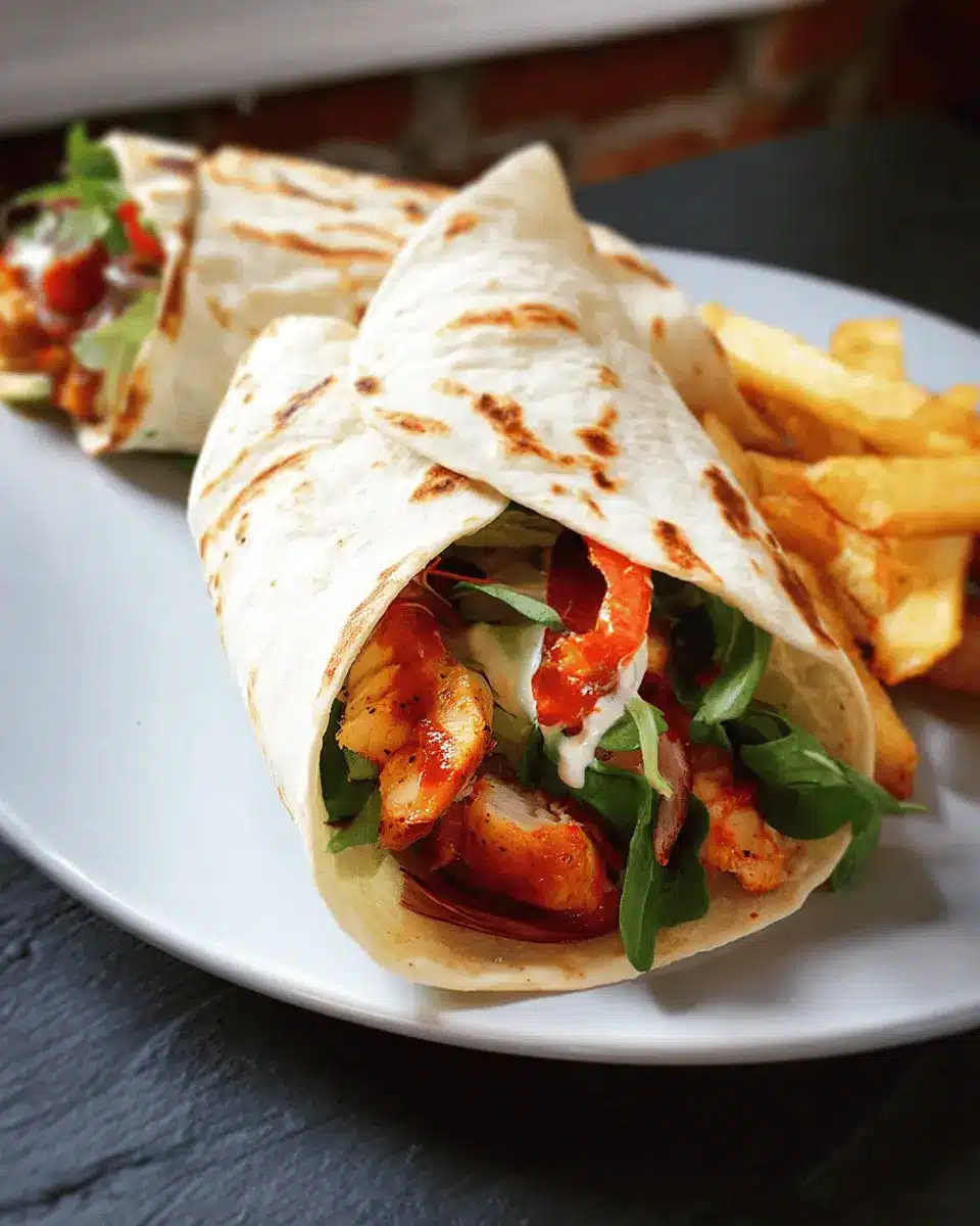 Sweet Chilli Chicken Wraps