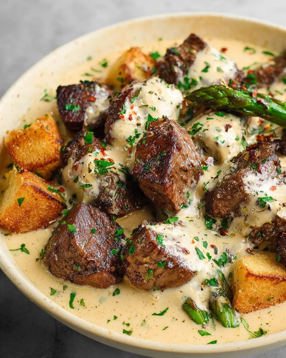 garlic butter steak bites
