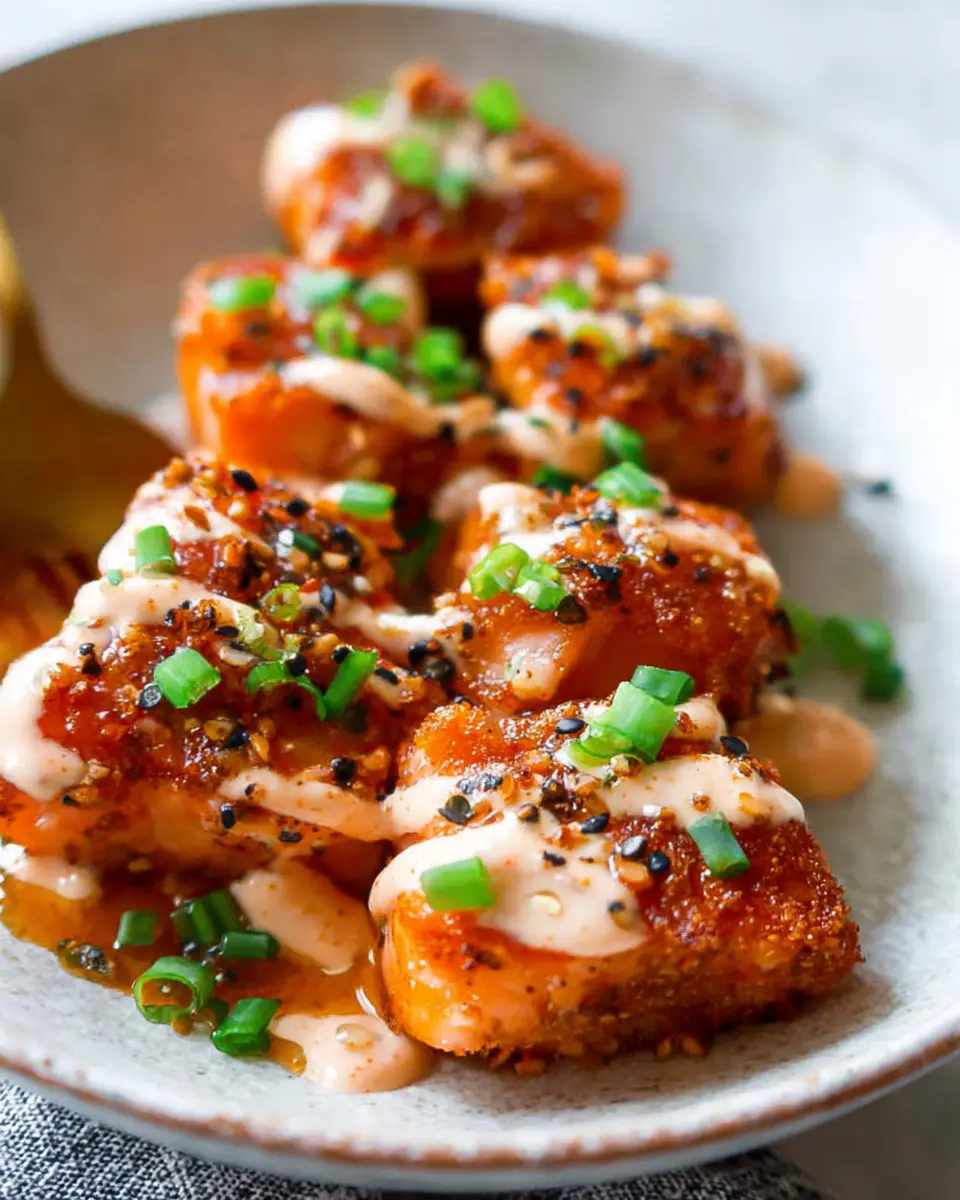 bang bang salmon bites